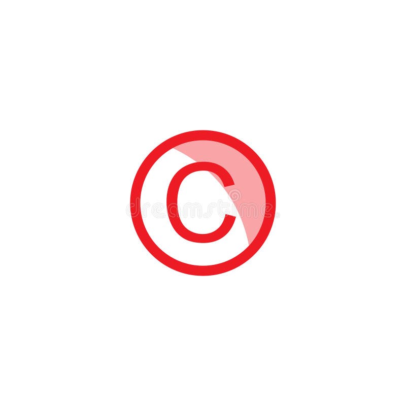 Illustration Vector Graphic of Copyright Label Icon Stock Vector ...