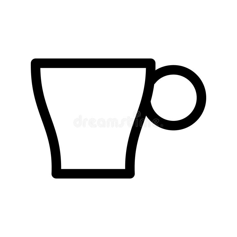 Cup icon stock vector. Illustration of espresso, symbol - 250228714