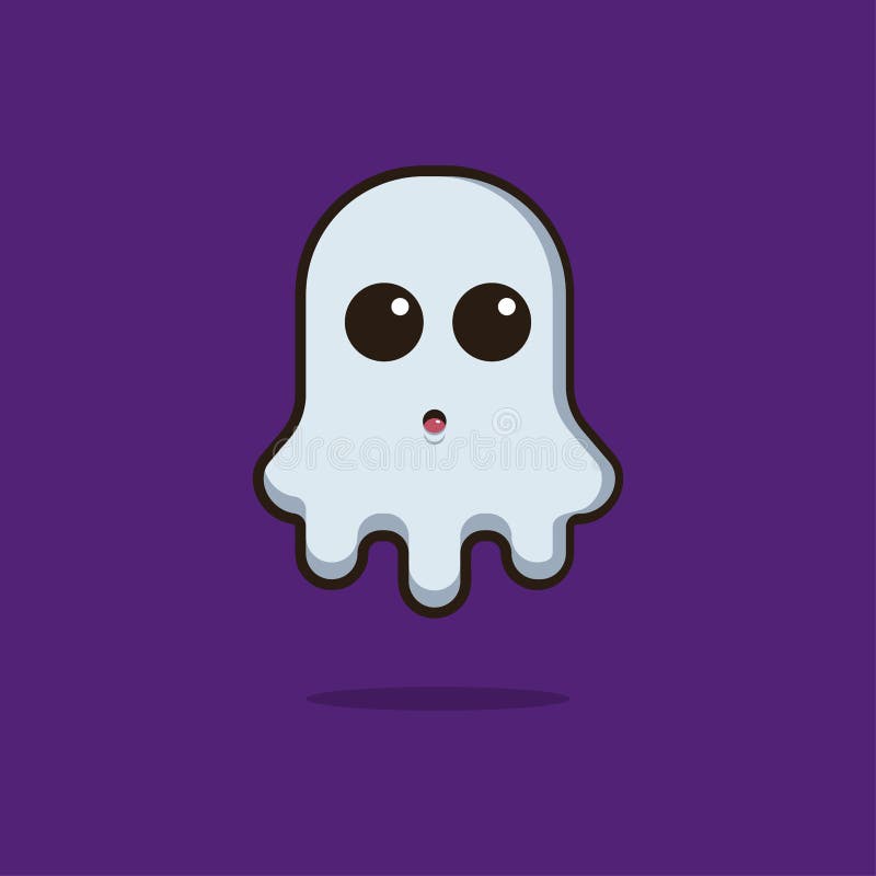 Confused ghost stock illustration. Illustration of graphics - 13756329