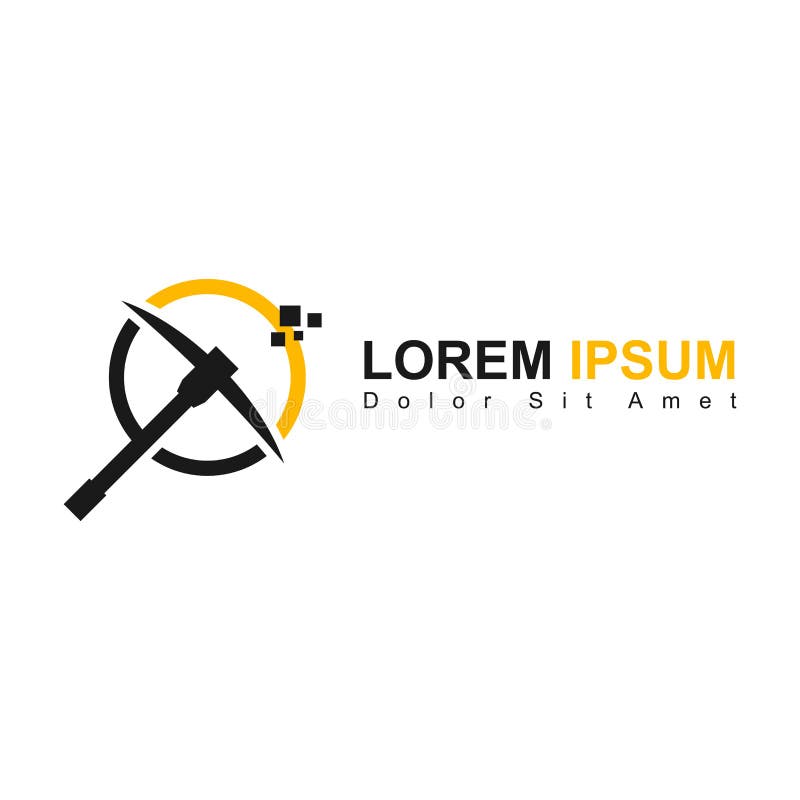 Pickaxe Logo Stock Illustrations – 3,772 Pickaxe Logo Stock ...