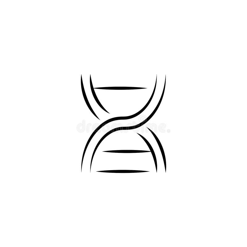 DNA Icon, Illustration Design Template Stock Vector - Illustration of ...