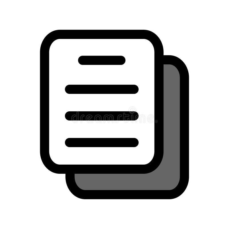 Illustration Vector Graphic of Document Icon Design Stock Vector ...