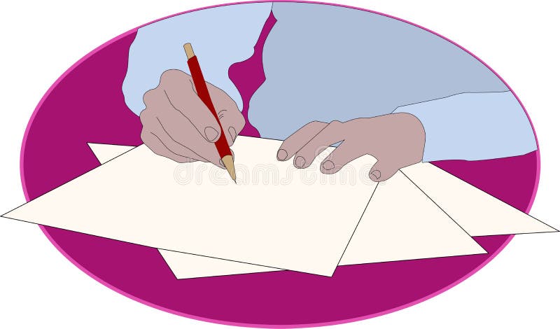 Document Signing Flat Vector Illustration Stock Vector - Illustration ...