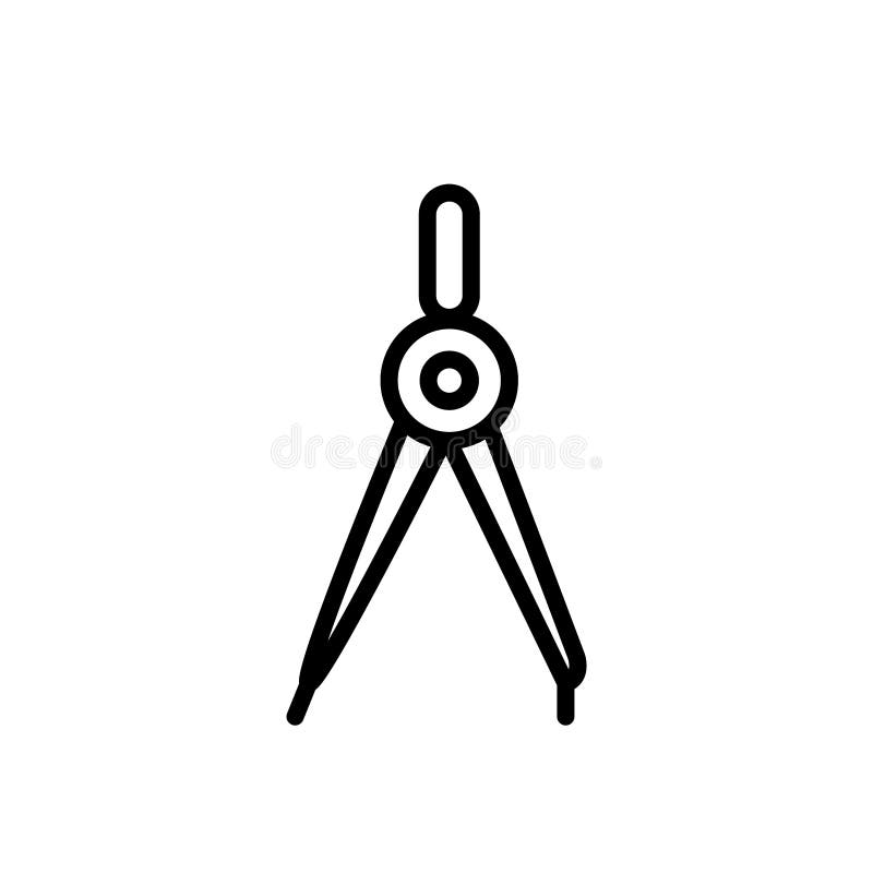 Drafting Compass Drawing Plan Design Circle Stock Illustrations – 913 ...