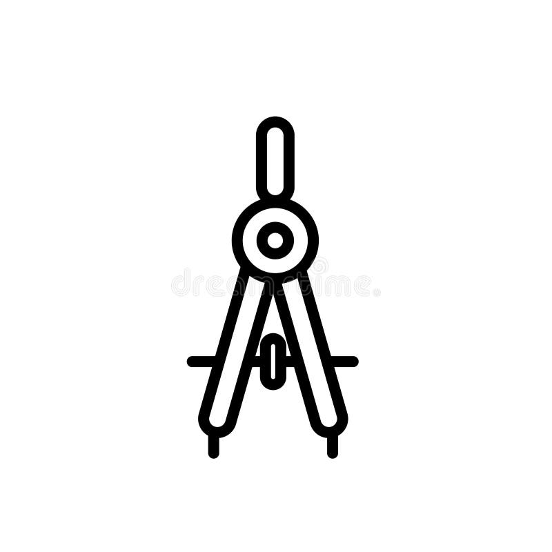 Illustration Vector Graphic of Drawing Compass Icon Stock Vector ...