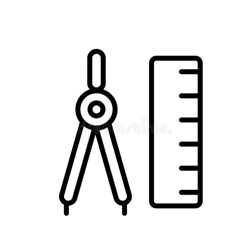 Drafting Compass Drawing Plan Design Circle Stock Illustrations – 913 ...