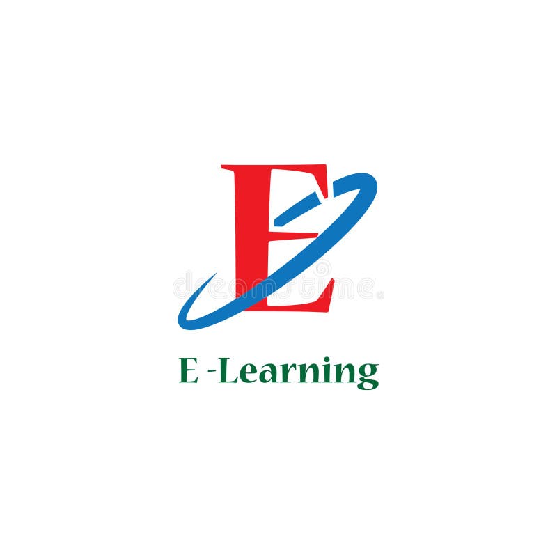 E Learning Vector Logo Design Stock Vector - Illustration of branding ...