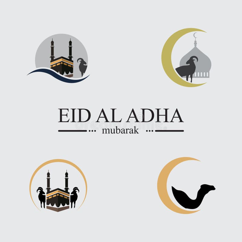 Illustration Vector Graphic of Eid Al Adha Logo Design Stock Vector ...