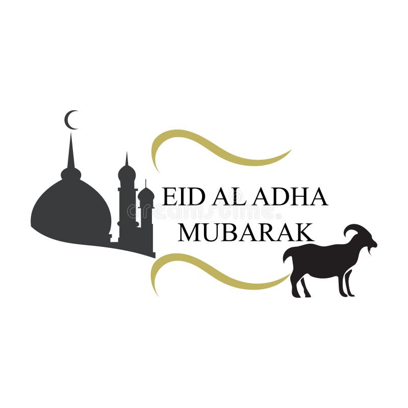 Illustration Vector Graphic of Eid Al Adha Logo Design Stock Vector ...