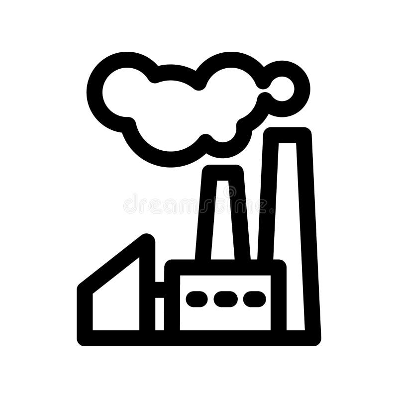 Illustration Vector Graphic of Factory Icon Design Stock Vector ...