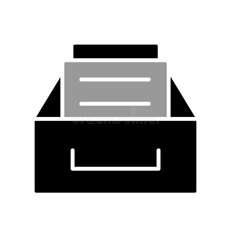 Illustration Vector Graphic of File Cabinet Icon Stock Vector ...