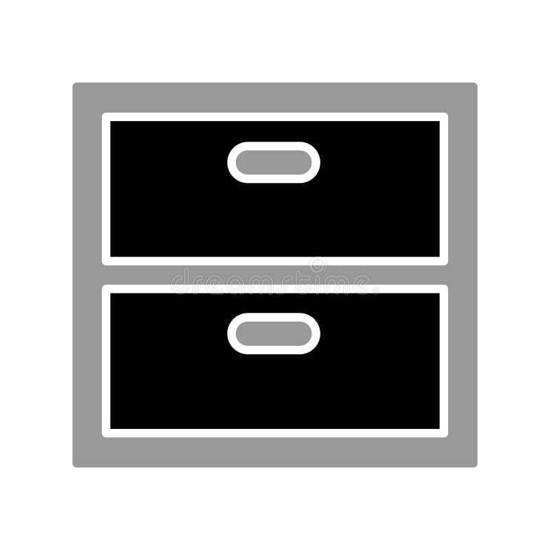 Illustration Vector Graphic of File Cabinet Icon Stock Vector ...