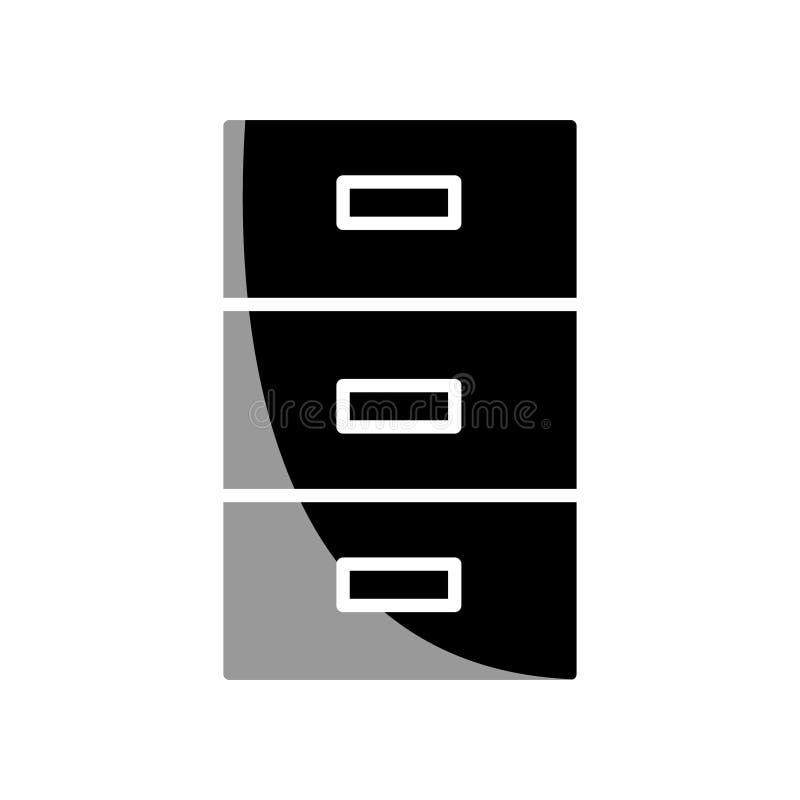 Illustration Vector Graphic of File Cabinet Icon Stock Vector ...