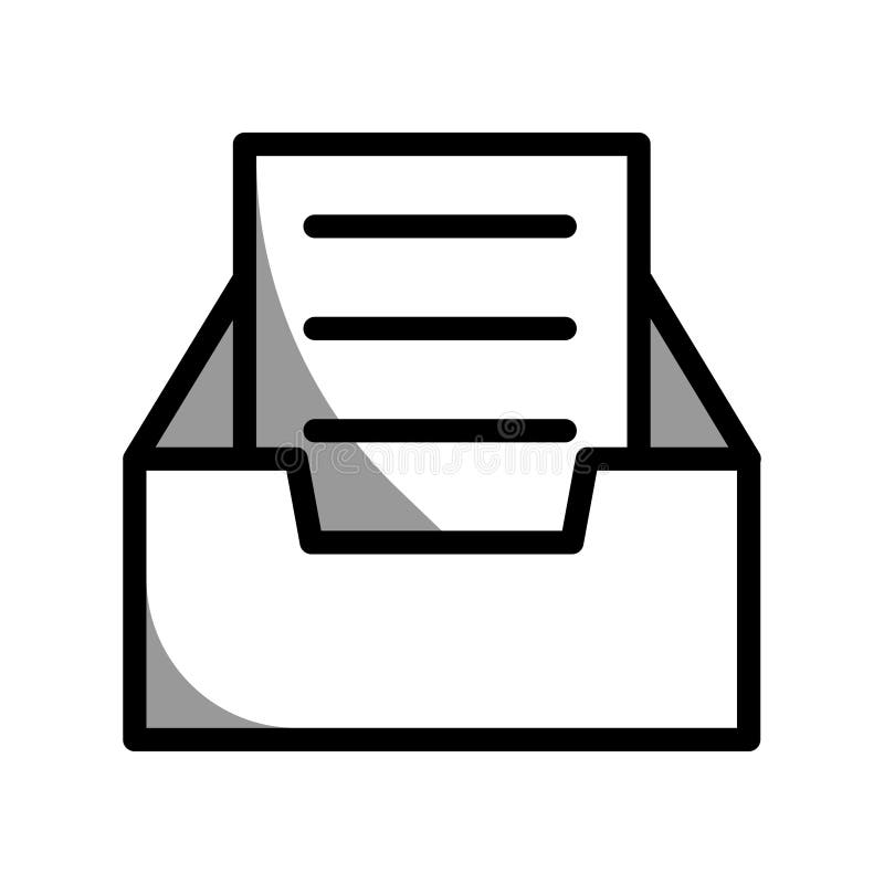 Illustration Vector Graphic of File Cabinet Icon Stock Vector ...
