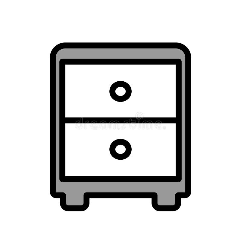 Illustration Vector Graphic of File Cabinet Icon Stock Vector ...