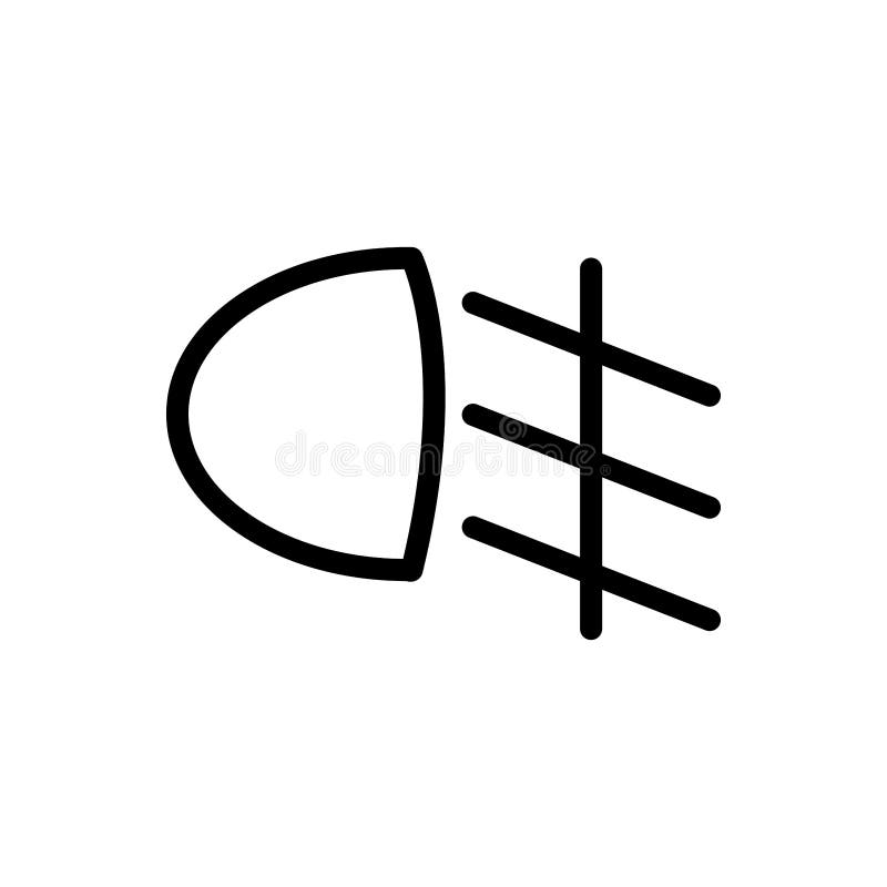 Illustration Vector Graphic of Fog Light Icon Stock Vector ...
