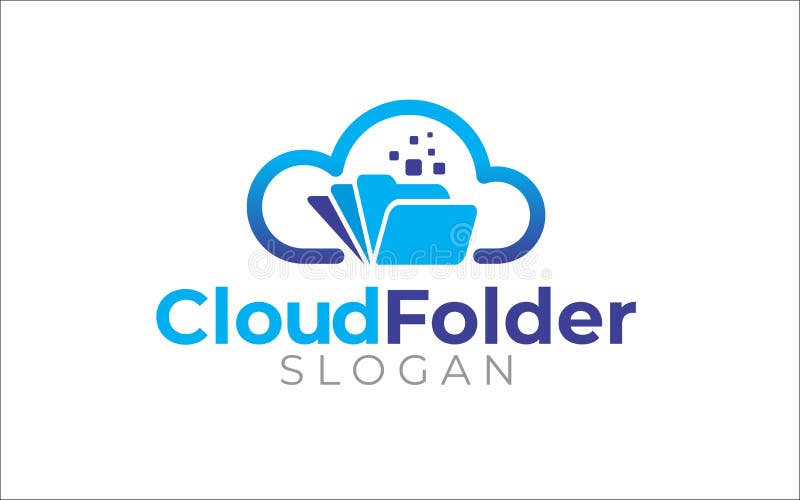 Illustration Vector Graphic of Folder File Data Logo Template Design ...