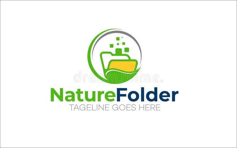Illustration Vector Graphic of Folder File Data Logo Template Design ...