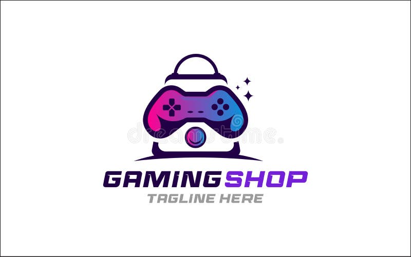 Gaming Store Logo .Game Shop Logo Template Design Vector Stock ...