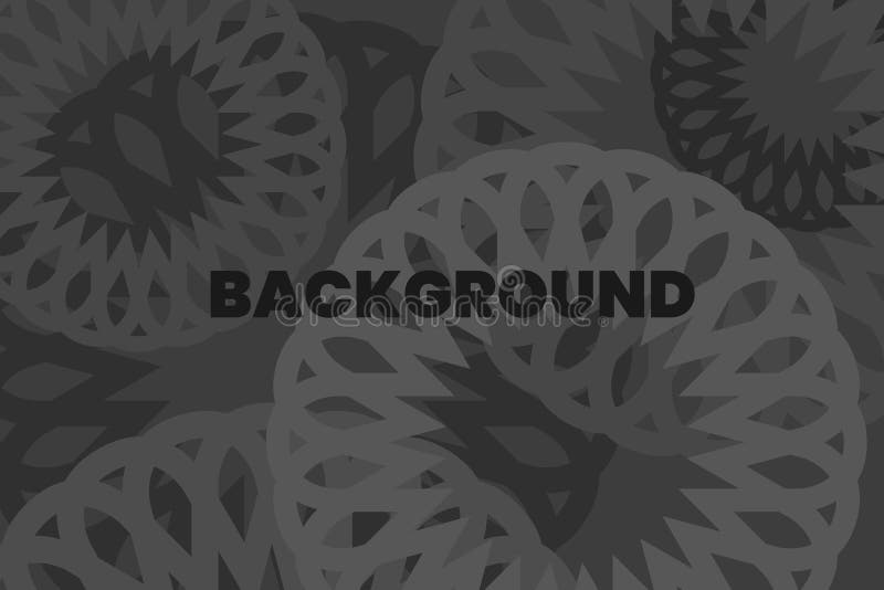 Geometric Round Abstract Background Stock Vector - Illustration of ...