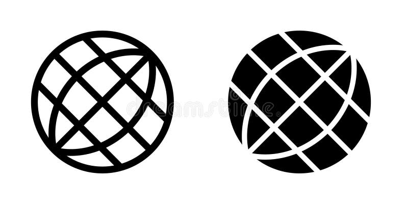 Illustration Vector Graphic of Globe Icon Template Stock Vector ...
