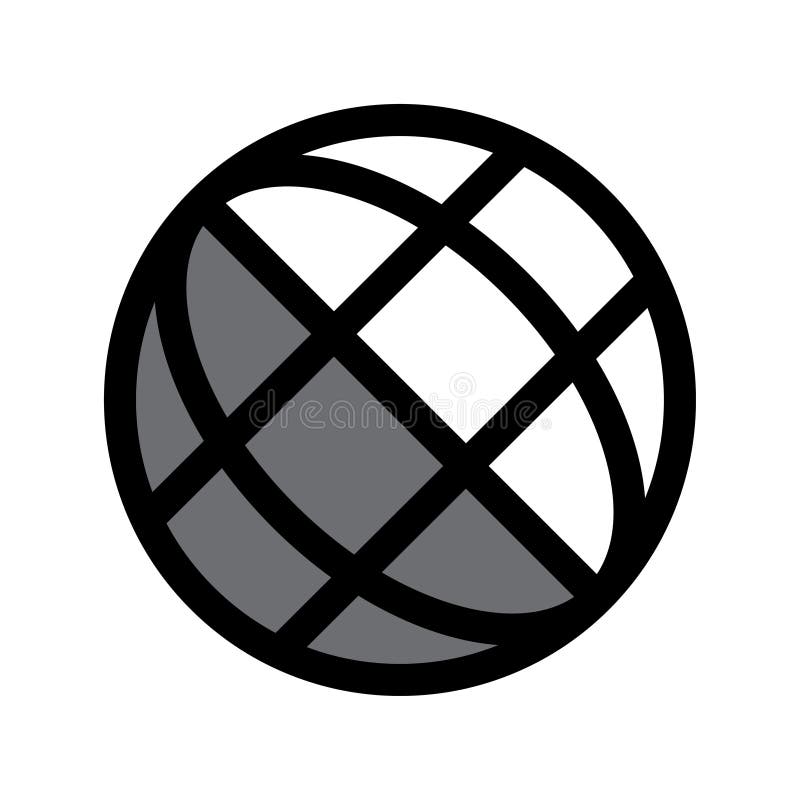 Illustration Vector Graphic of Globe Icon Template Stock Vector ...