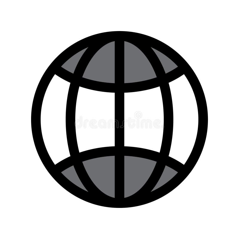 Illustration Vector Graphic of Globe Icon Template Stock Vector ...