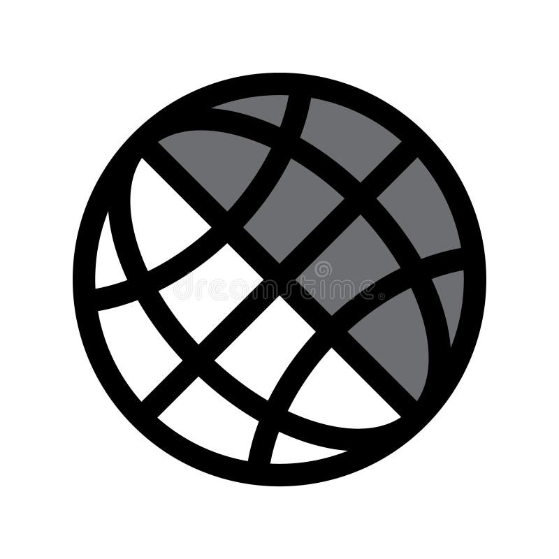 Illustration Vector Graphic of Globe Icon Template Stock Vector ...