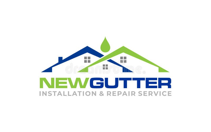 Illustration Vector Graphic of Gutter Installation and Repair Service ...