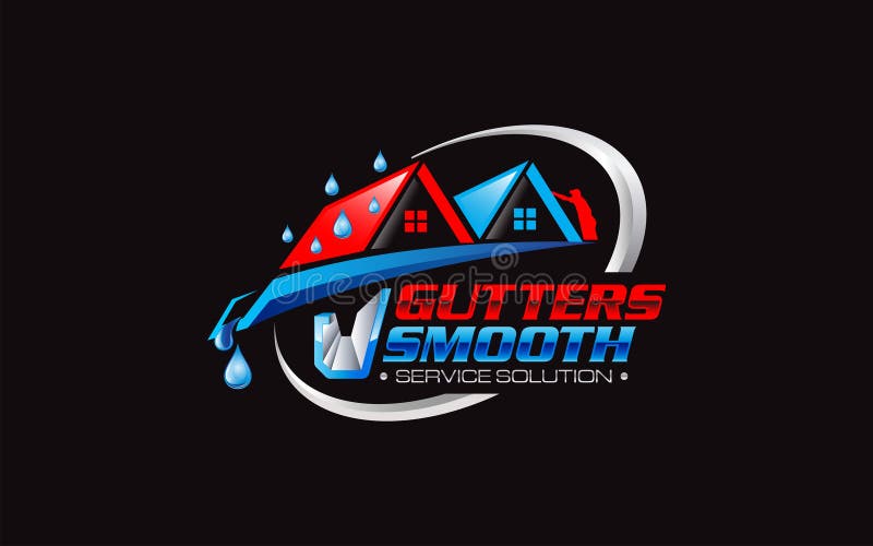 Illustration Graphic Vector of Gutter Installation and Service Repair ...