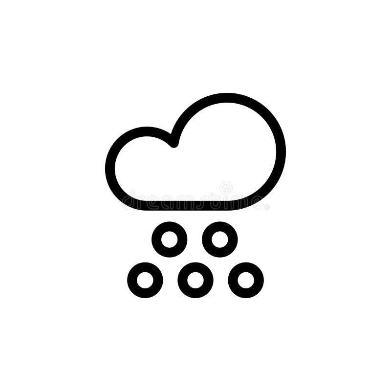Illustration Vector Graphic of Hail Icon Stock Vector - Illustration of ...