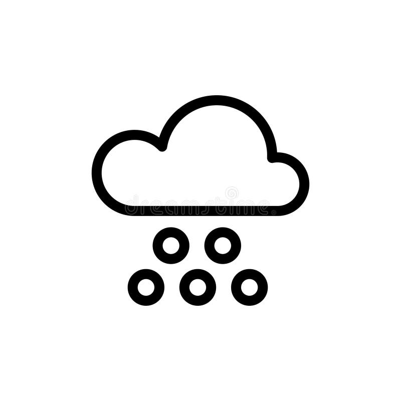 Illustration Vector Graphic of Hail Icon Stock Vector - Illustration of ...