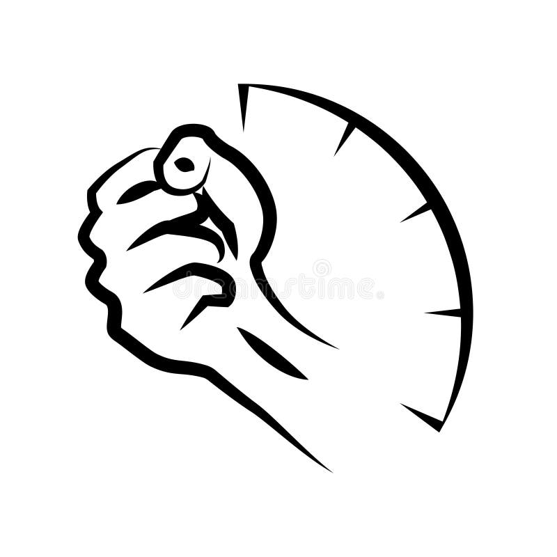 Hands Clenched Icon Vector Design Stock Vector - Illustration of ...