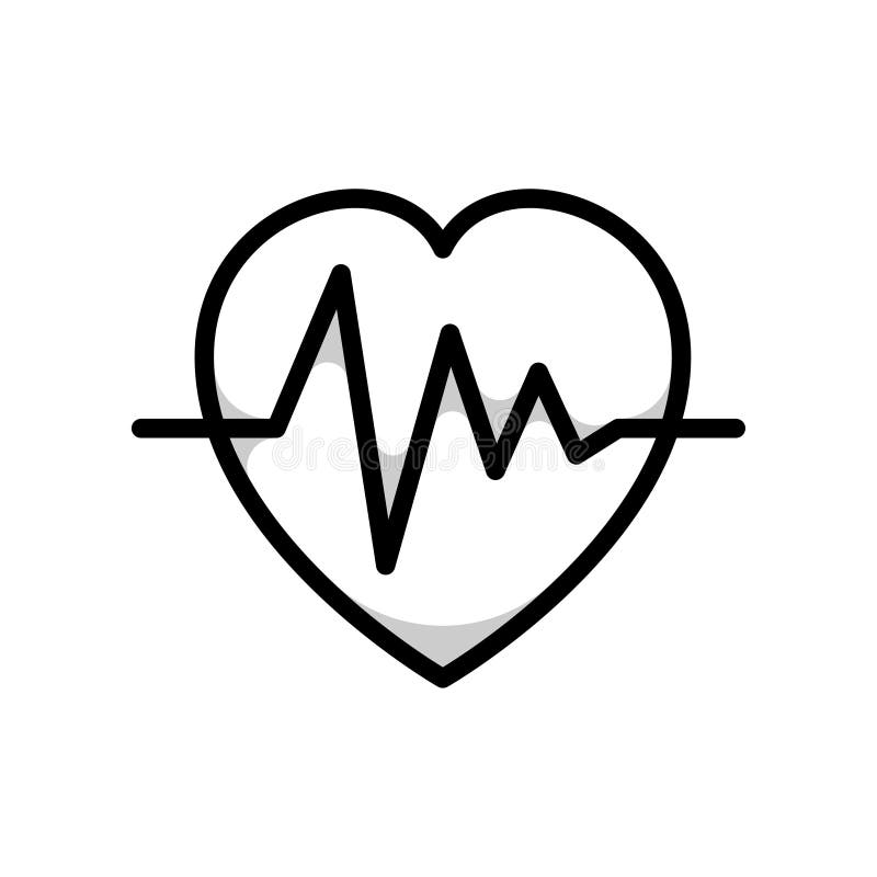 Illustration Vector Graphic of Heart Pulse Icon Stock Vector ...