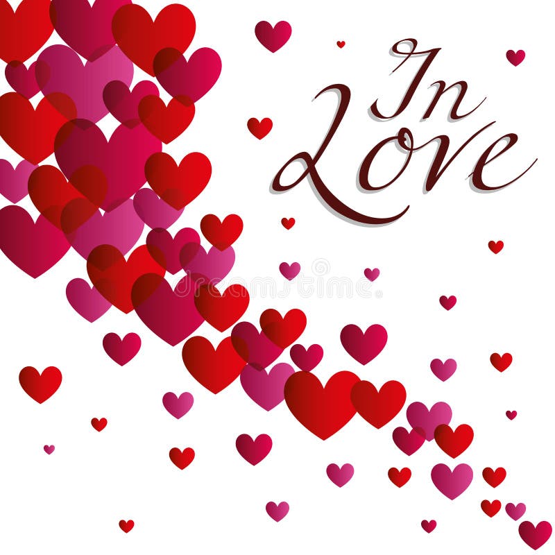Illustration Vector Graphic Hearts, Love and Romantic Stock Vector ...