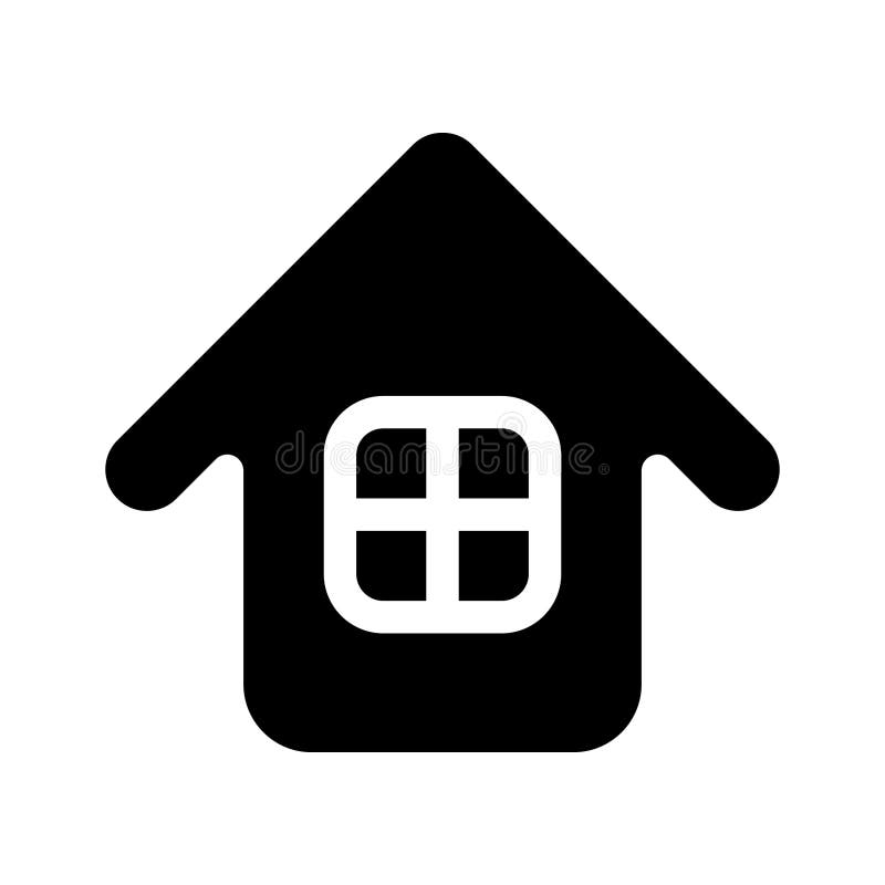 Home icon template stock vector. Illustration of construction - 250305124