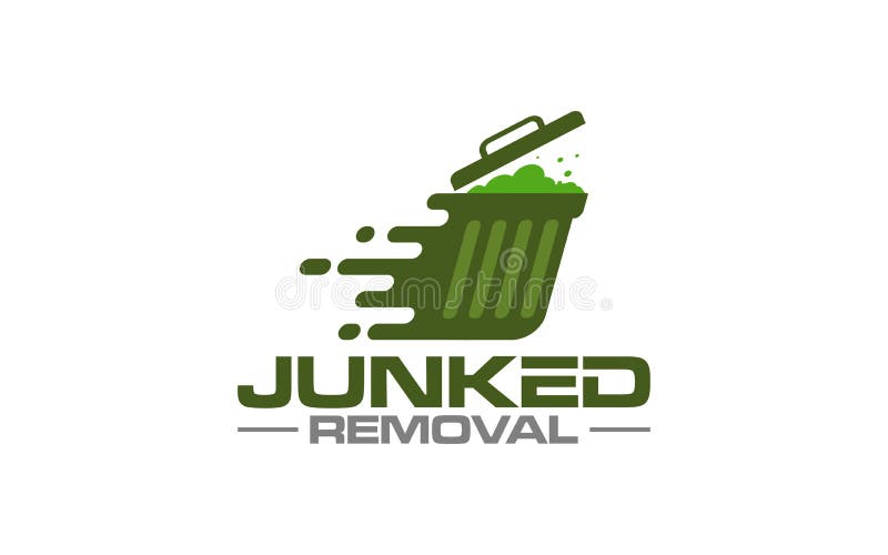 Illustration Vector Graphic of Junk Removal Solution Services Logo ...