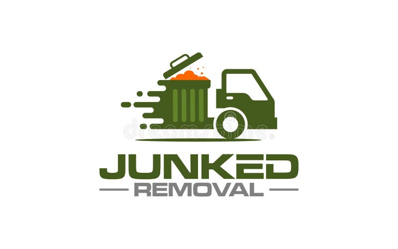 Illustration Vector Graphic of Junk Removal Solution Services Logo ...