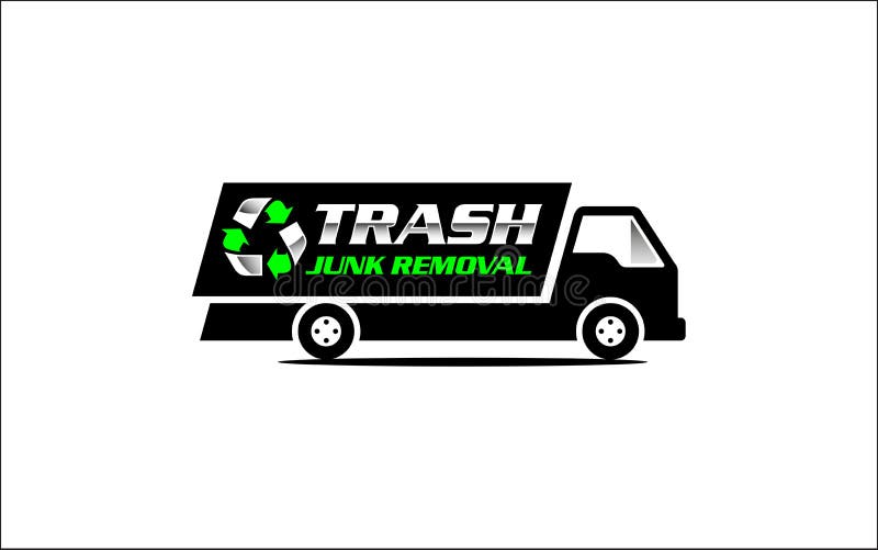 Illustration Vector Graphic of Junk Removal Solution Services Logo ...