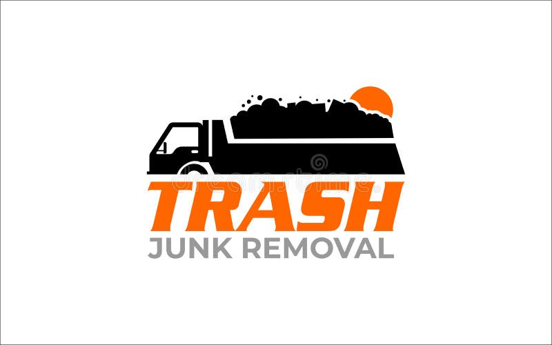 Illustration Vector Graphic of Junk Removal Solution Services Logo ...