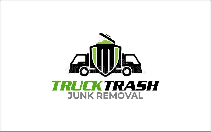 Illustration Vector Graphic of Junk Removal Solution Services Logo ...