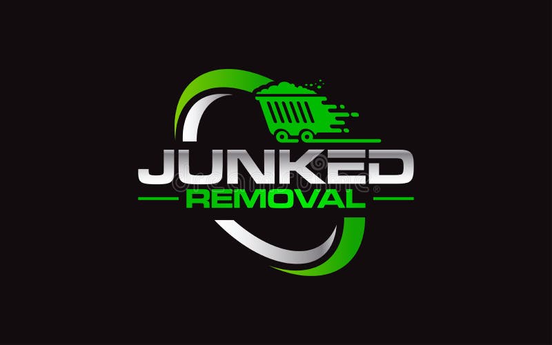Illustration Vector Graphic of Junk Removal Solution Services Logo ...
