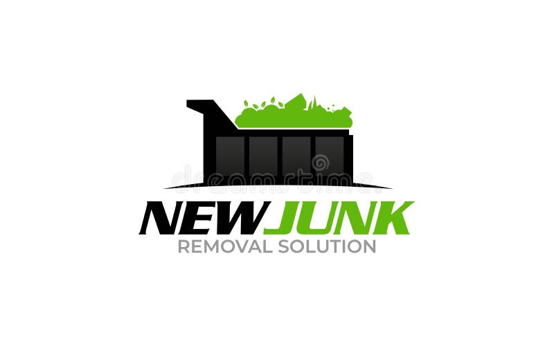 Illustration Vector Graphic of Junk Removal Solution Services Logo ...