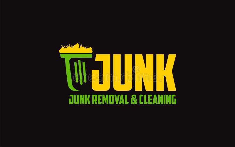 Illustration Vector Graphic of Junk Removal Solution Services Logo ...