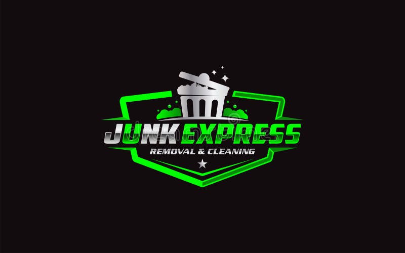 Illustration Vector Graphic of Junk Removal Solution Services Logo ...