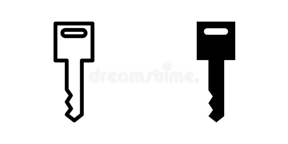 Illustration Vector Graphic of Key Icon Template Stock Vector ...