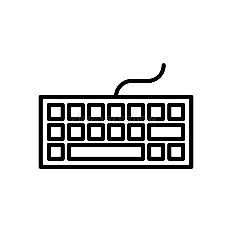 Computer Keyboard Typing Pictogram Stock Illustrations – 188 Computer ...