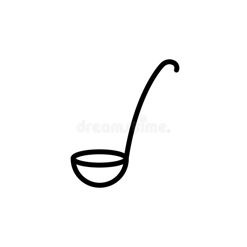 Illustration Vector Graphic of Ladle Icon Template Stock Vector ...