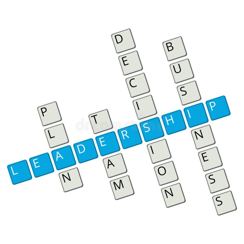 Illustration Vector Graphic of Leadership, Plan, Team, Decision, and ...