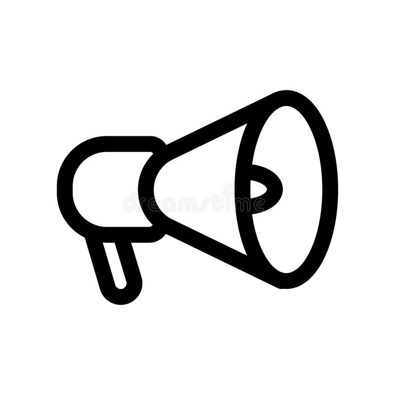 Illustration Vector Graphic of Megaphone Icon Design Stock Vector ...